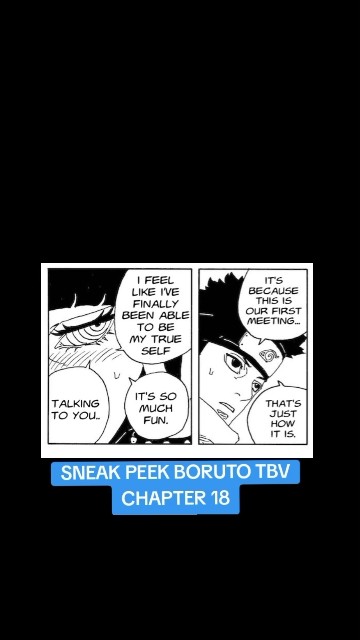SNEAK PEEK BORUTO TBV CHAPTER 18 #borutotwobluevortex - YouTube