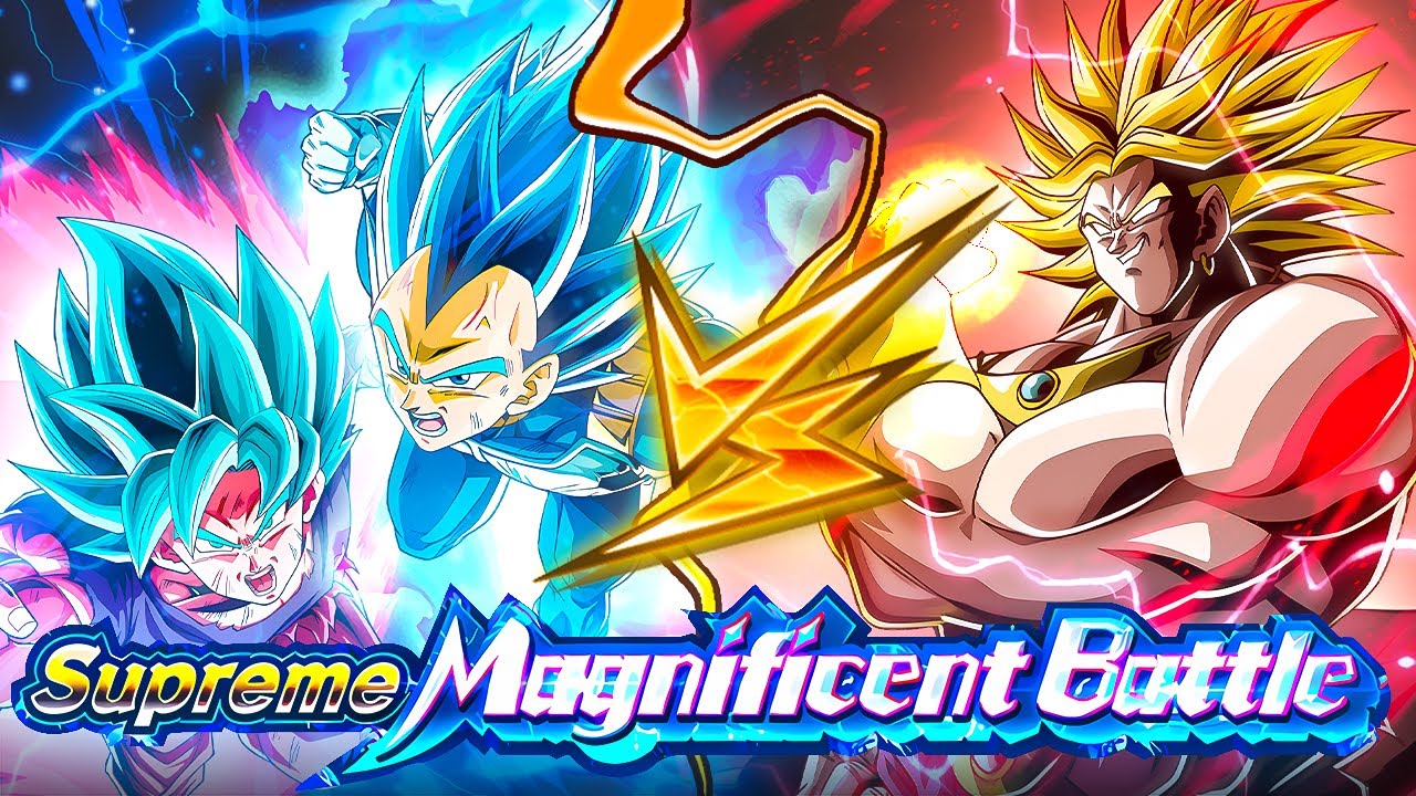 INT LR LSSJ BROLY VS SSBKK GOKU & SSBE VEGETA! SUPREME MAGNIFICENT ...