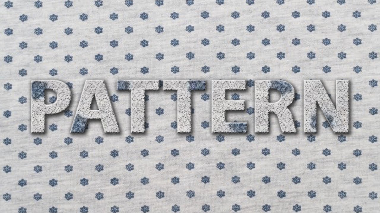 How to make a Pattern Design in Photoshop | Seamless Pattern Design in ...