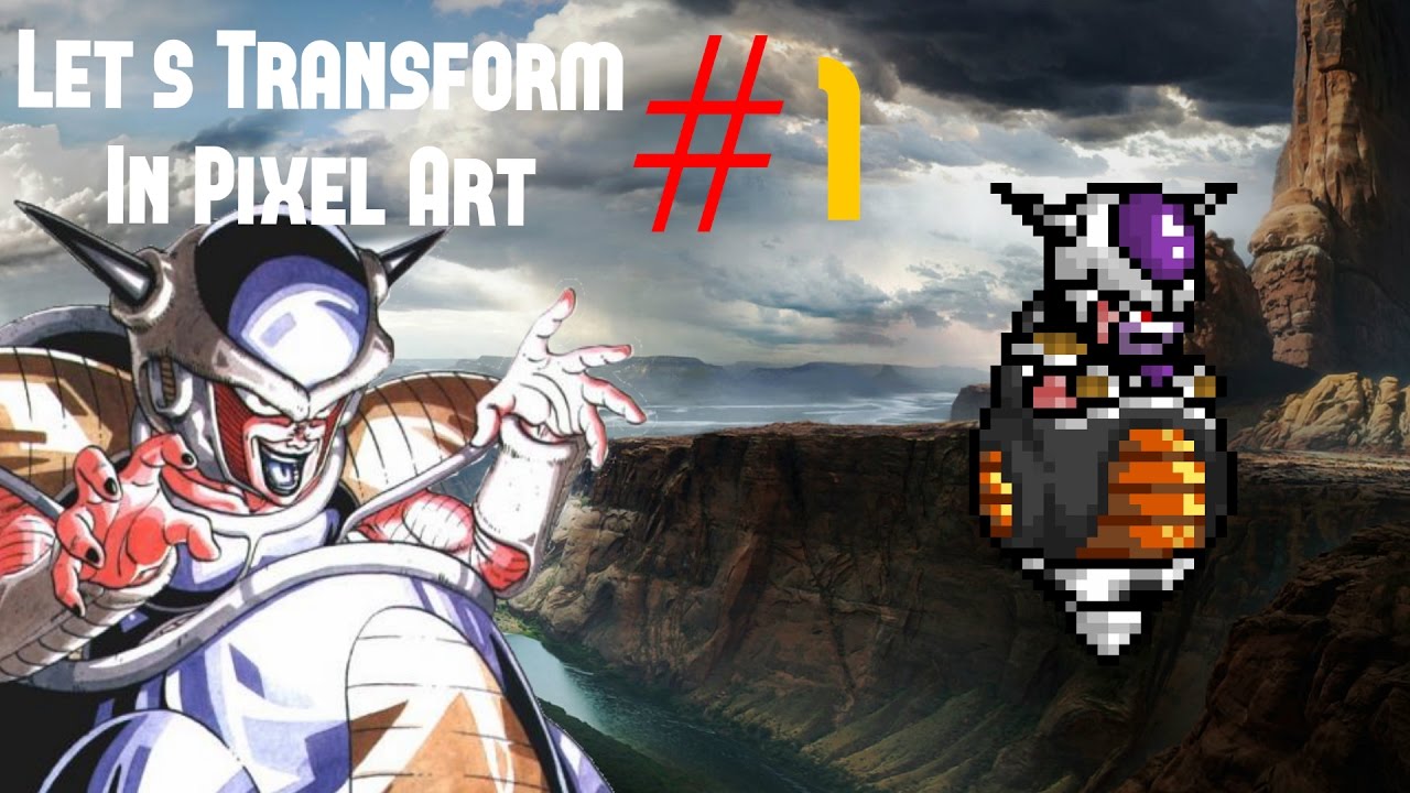 Let's Transform in PixelArt [ Frieza 1stForm ] # 1 (Première Vidéo ...