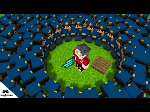 PRO 100 NOOB POLİSLERDEN KAÇTIK - Minecraft