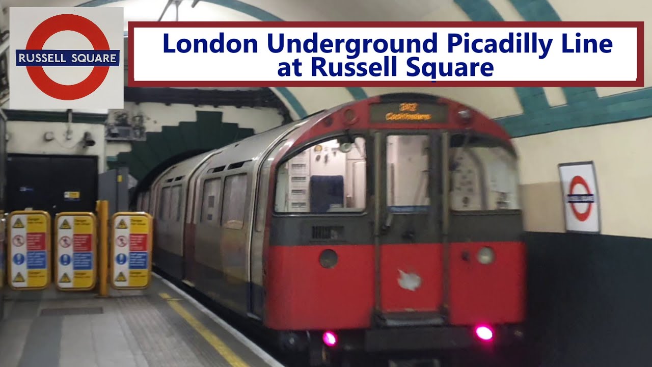 London Underground Picadilly Line at Russel Square Station - YouTube