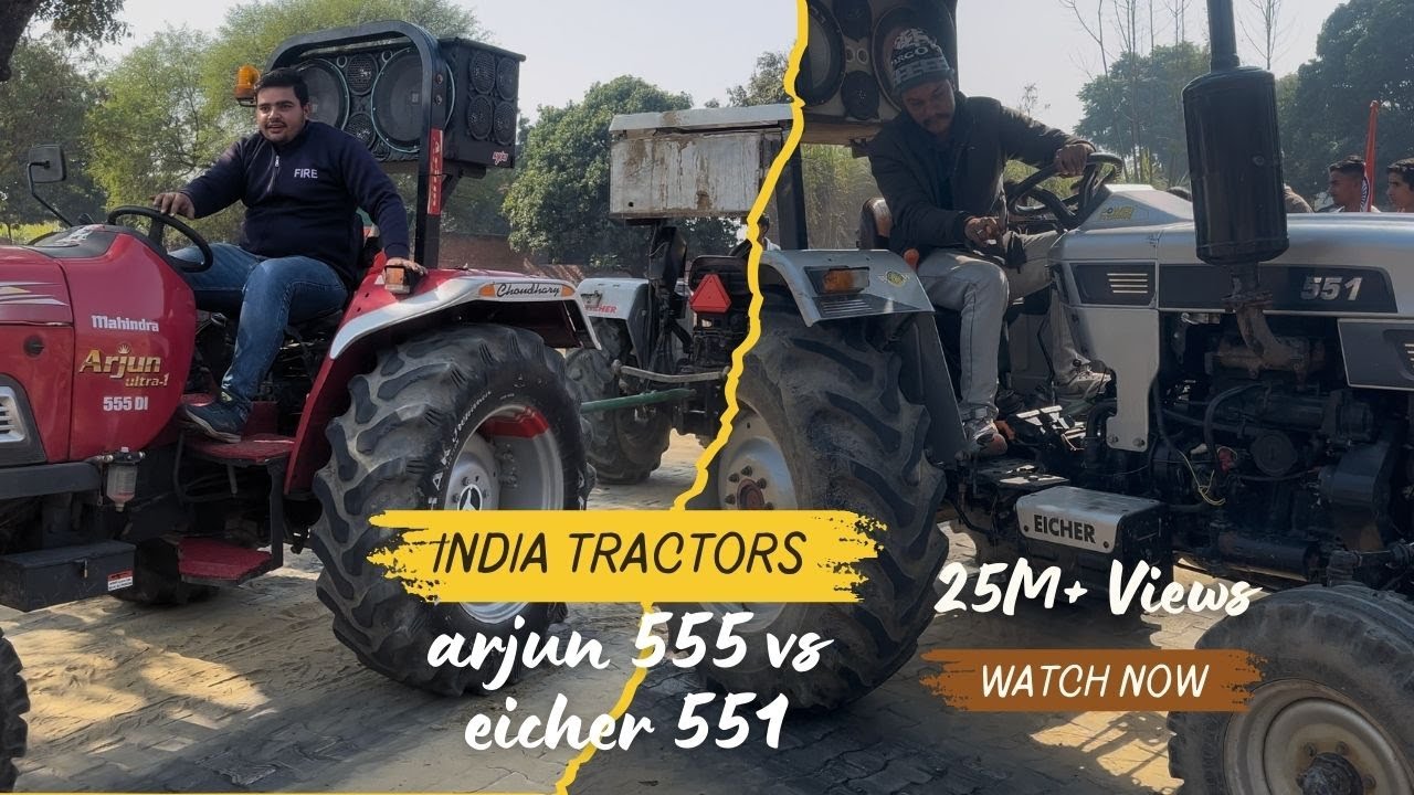"Heavy Driver से लेकर Eicher 551 और Arjun 555 के चौंकाने वाले प्रदर्शन तक! 🚜💥 | कौन जीतेगा ...