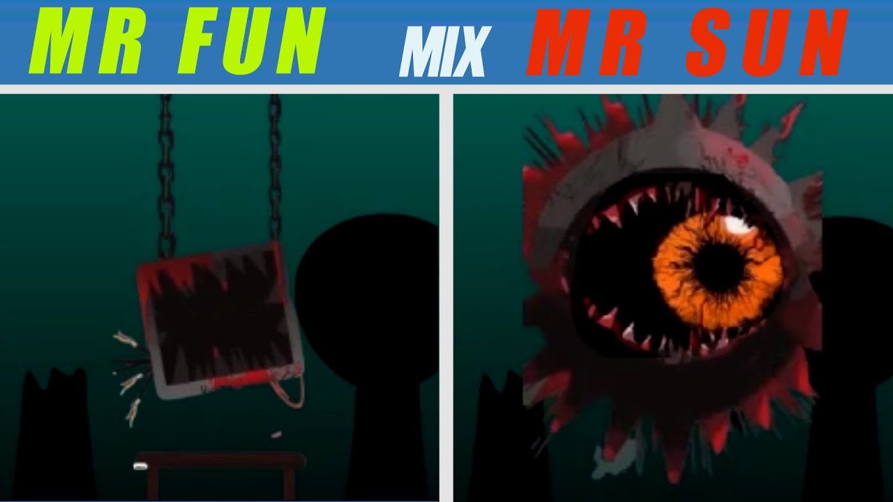 Incredibox Sprunki but mix MR FUN (COMPUTER) vs MR SUN in incredibox ...