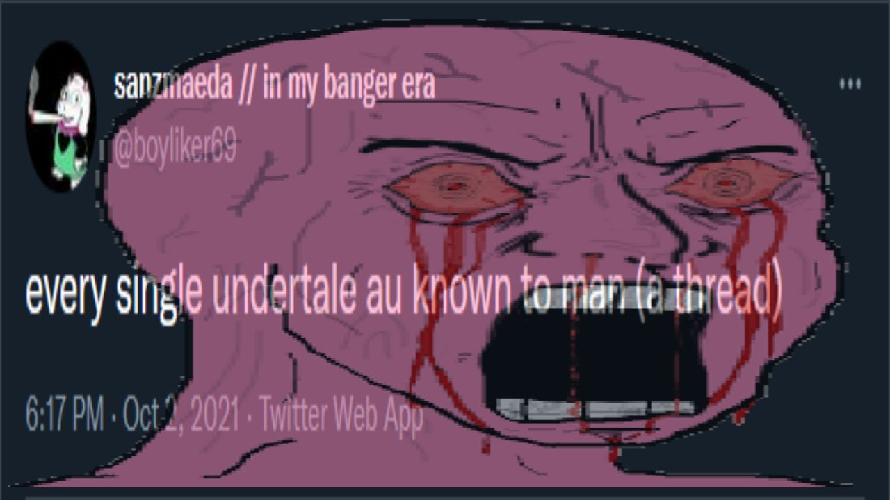 Every Undertale AU in a Twitter thread. - YouTube