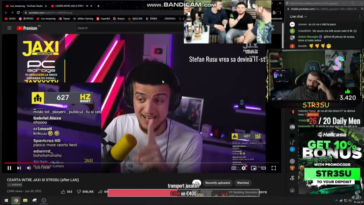 CEARTA DINTRE STRESU SI JAXI ( DUPA CONCURSUL DE CS ) PART 2 - YouTube