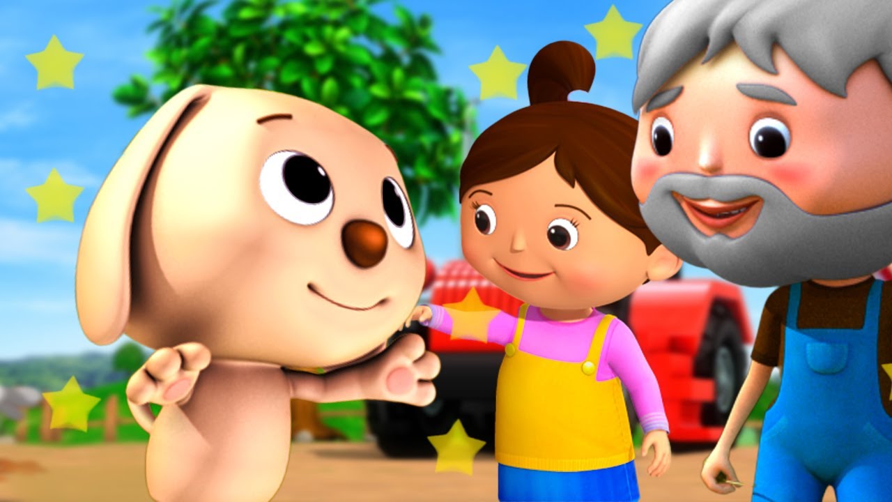 Wheels On The Bus Goes Round and Round + Old MacDonald Had A Farm ...