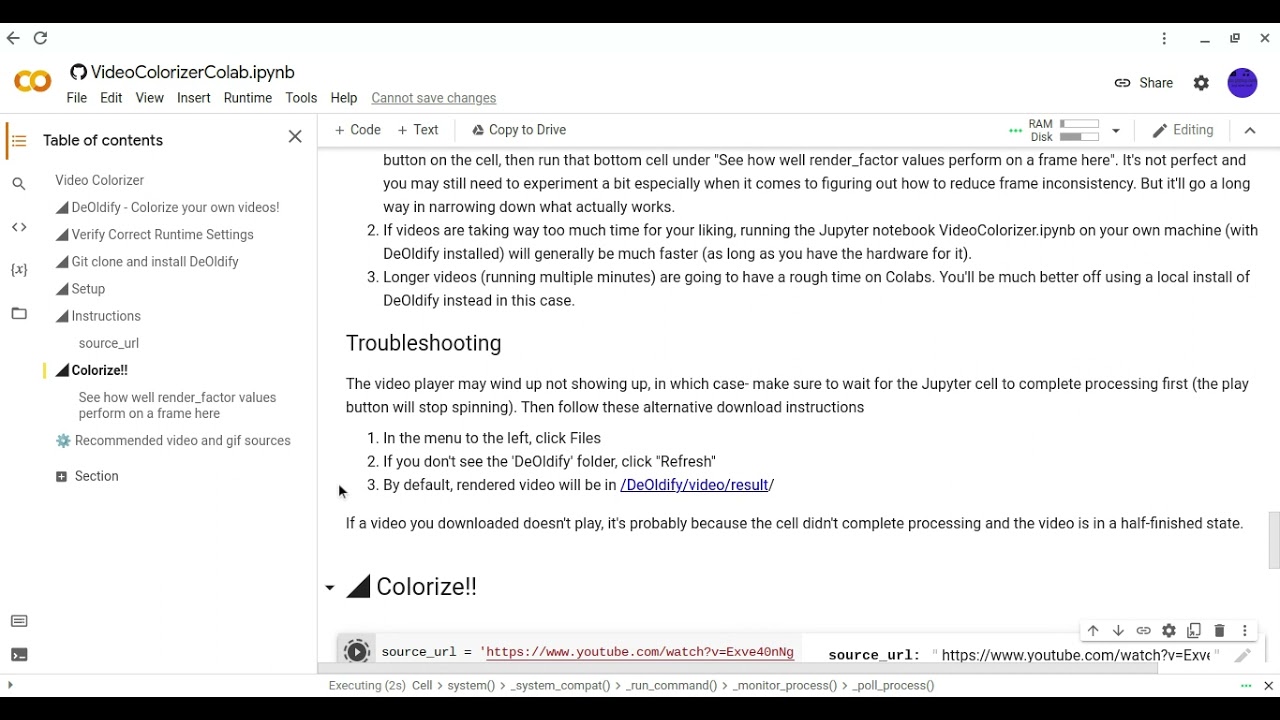 How to use DeOldify for videos - YouTube