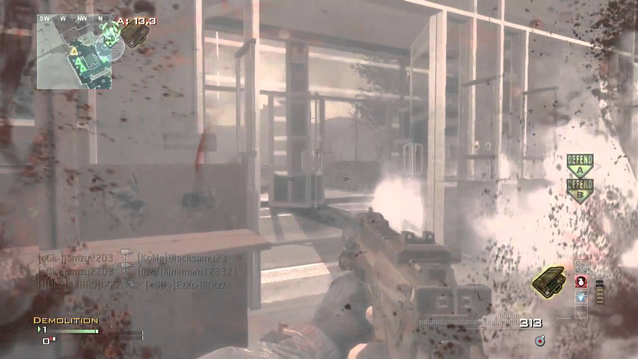 MW3 - MP7 Killfeed - YouTube