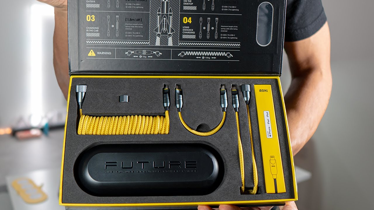 The Ultimate 240W Fast Charging Cable Set For All Your Devices!! - YouTube