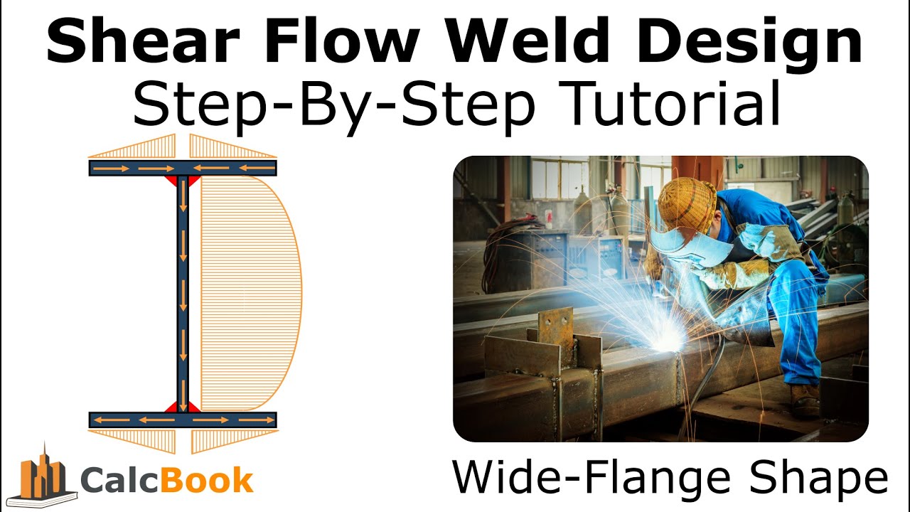 Shear Flow Weld Design (Wide Flange) (AISC 360) - YouTube