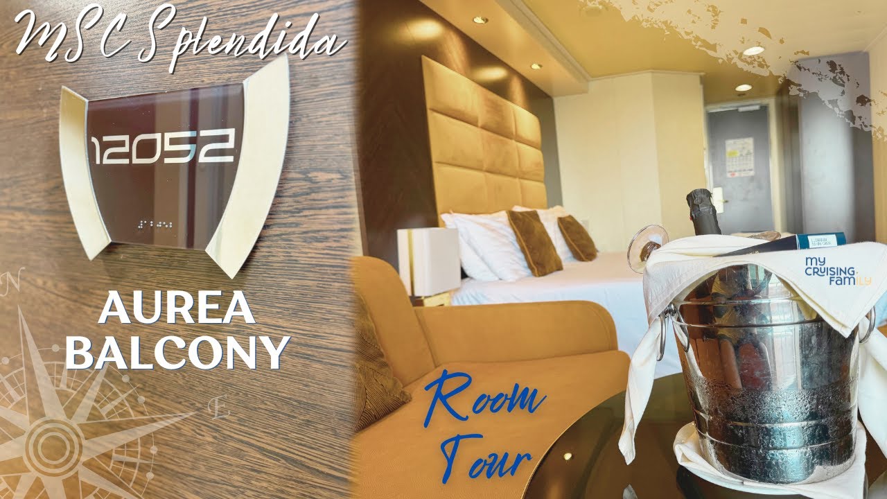 MSC Splendida | Aurea Balcony Stateroom 12052 | Would You Book This ...