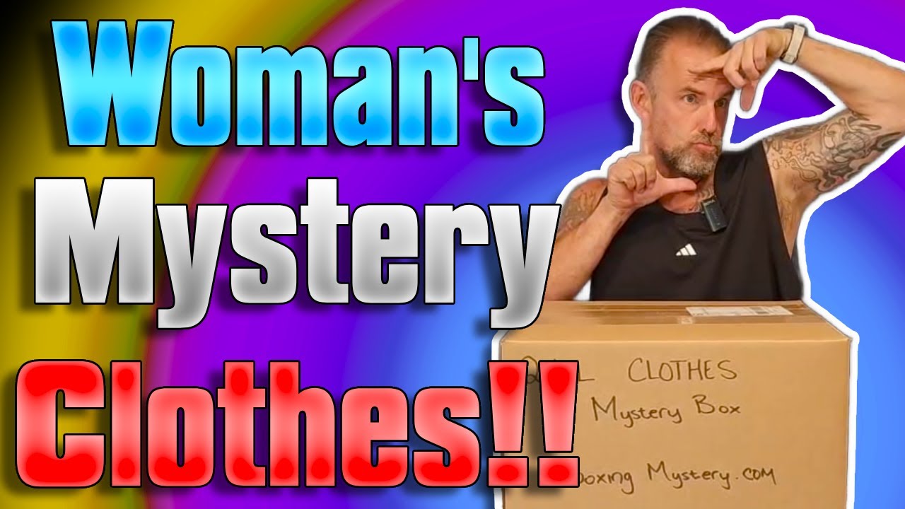Woman's mystery clothes boxes by size - YouTube