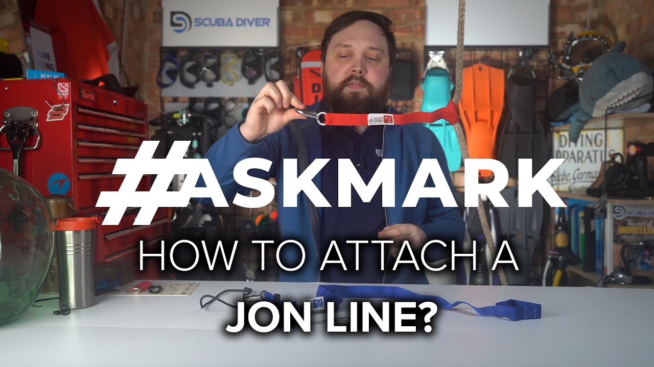 How Do You Attach a Jon Line? @BrentHollett #askmark #scuba - YouTube