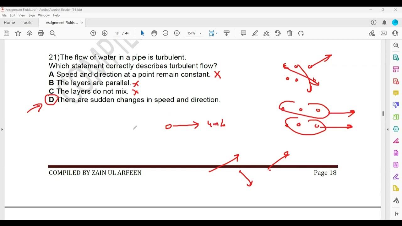 Fluid Dynamics Questions19 to 27 IAL As Physics Unit 1 Lecture 20 part d - YouTube