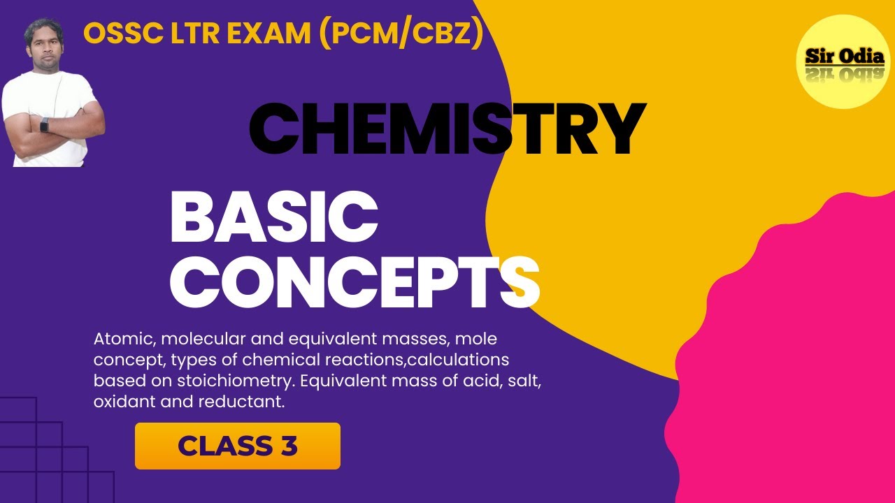 CLASS 03| LTR CHEMISTRY BASIC CONCEPT CLASS 3 - YouTube