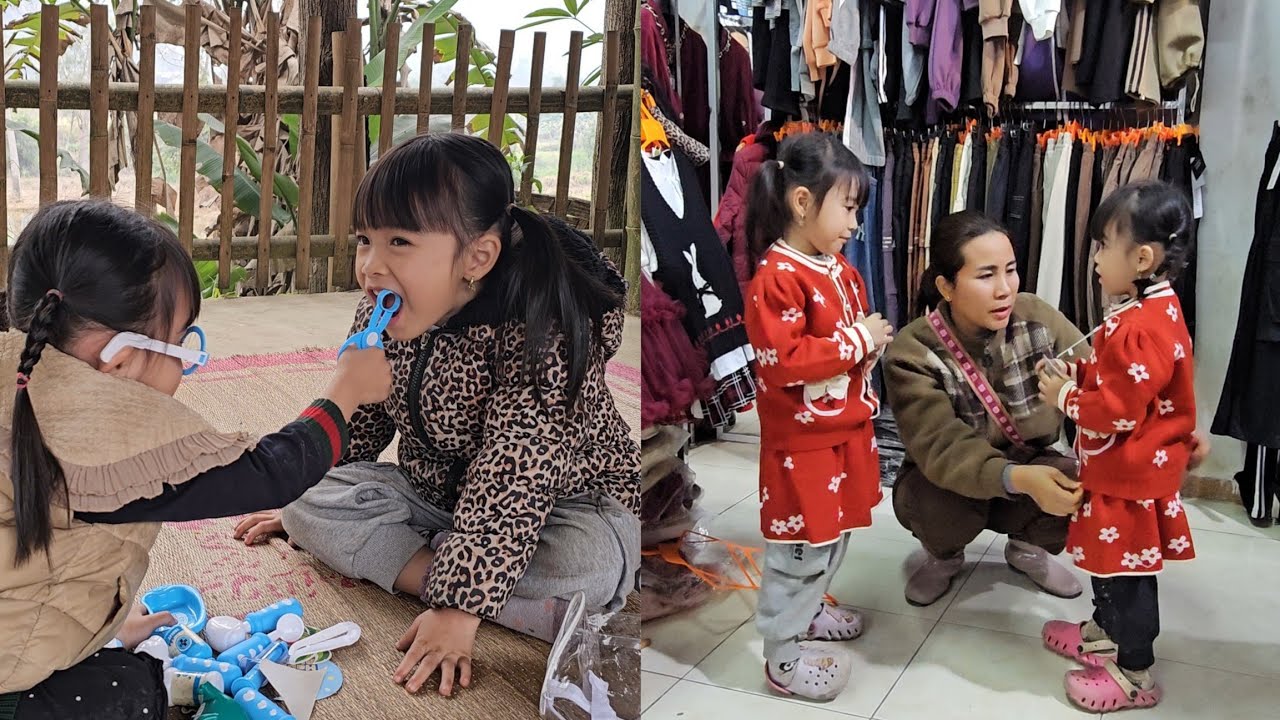 Selling cabbages and buying new clothes for children on Tet holiday ...