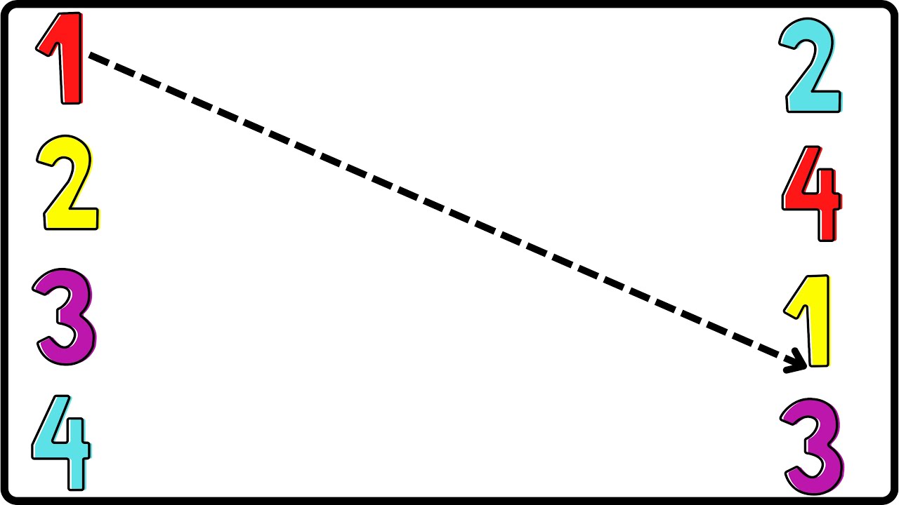 123 match the numbers | math worksheet for class lkg ukg | learn ...