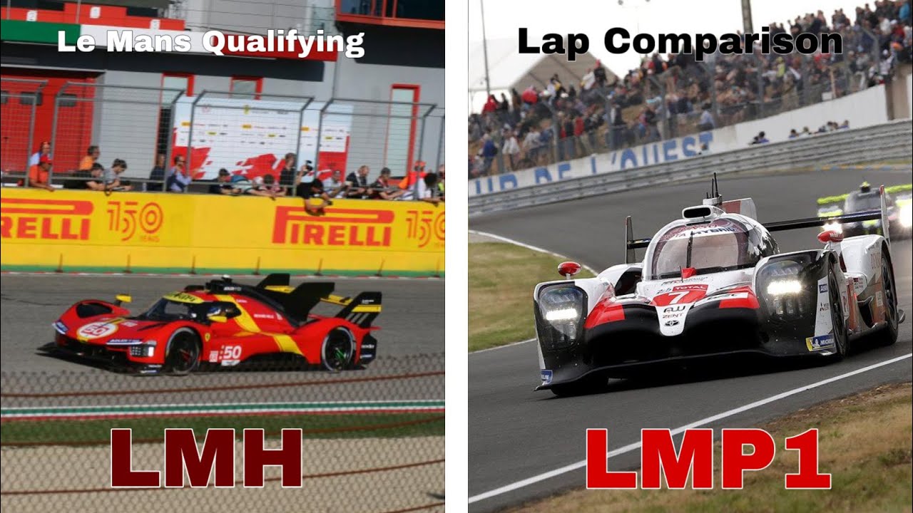 LMP1 vs LMH | Onboard lap comparison at Le Mans - YouTube