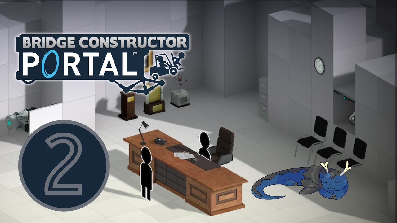 Bridge Constructor Portal - Building bridges - YouTube