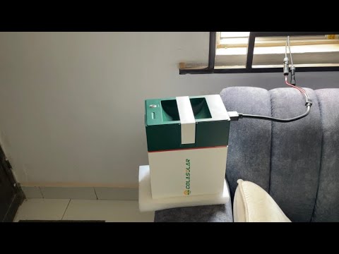 How To Connect Cola Solar Generator To Solar Panel - YouTube
