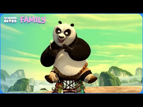 Po's Hilarious Training Fails | Kung Fu Panda Movies | Screen Bites Family