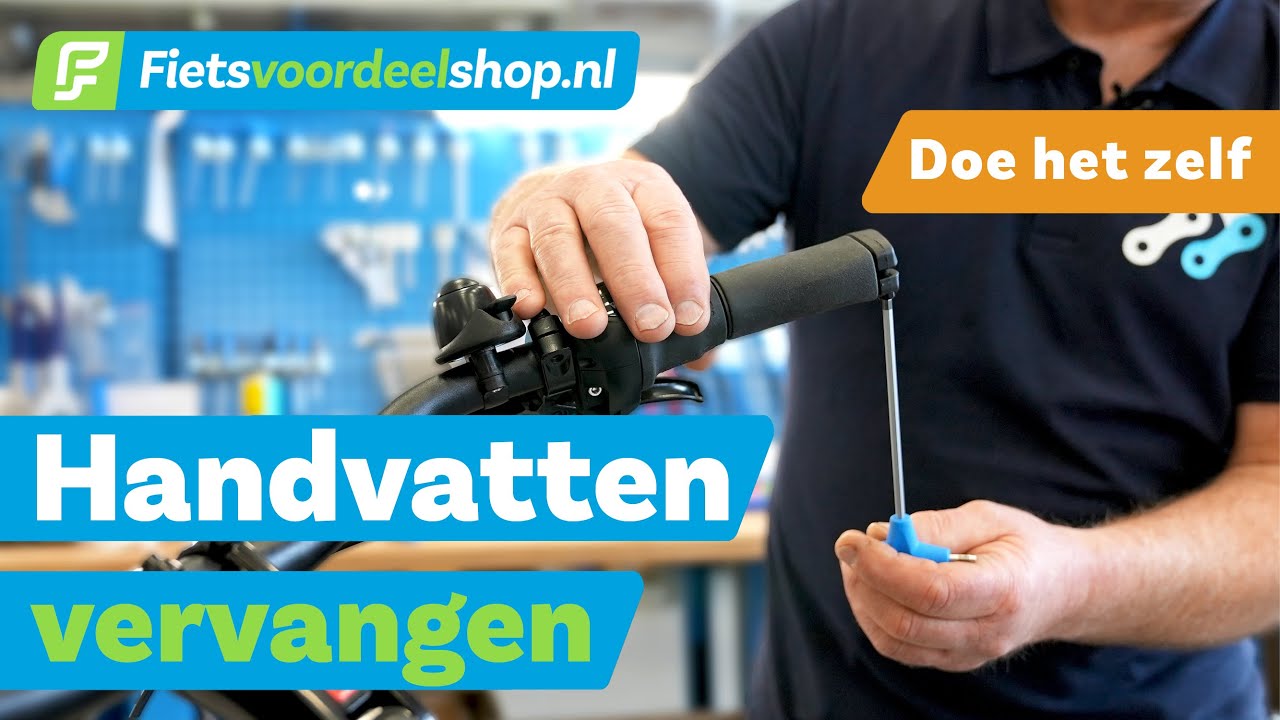 Handvatten van je Fiets Vervangen Doe je zo - YouTube