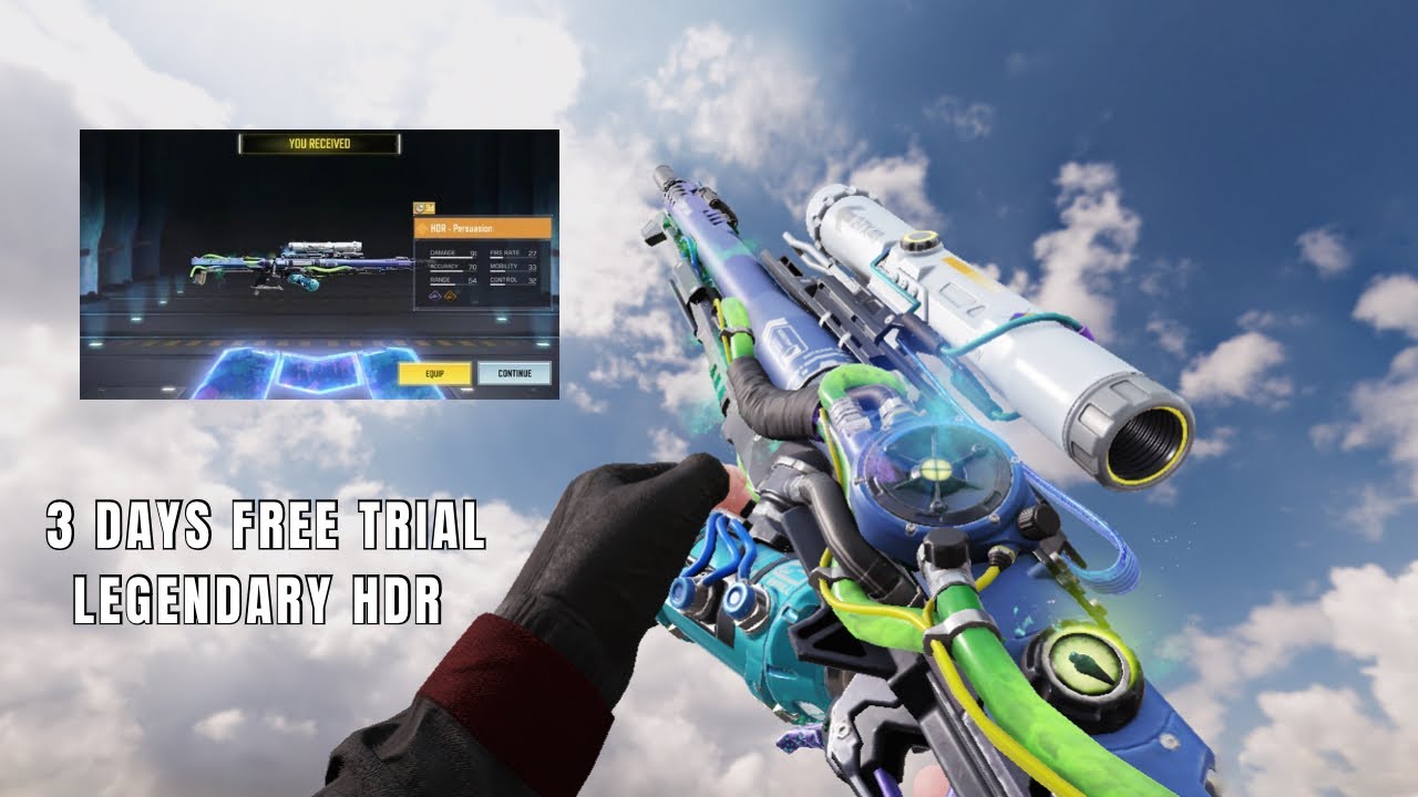 TRIAL LEGENDARY HDR! | CODM - YouTube
