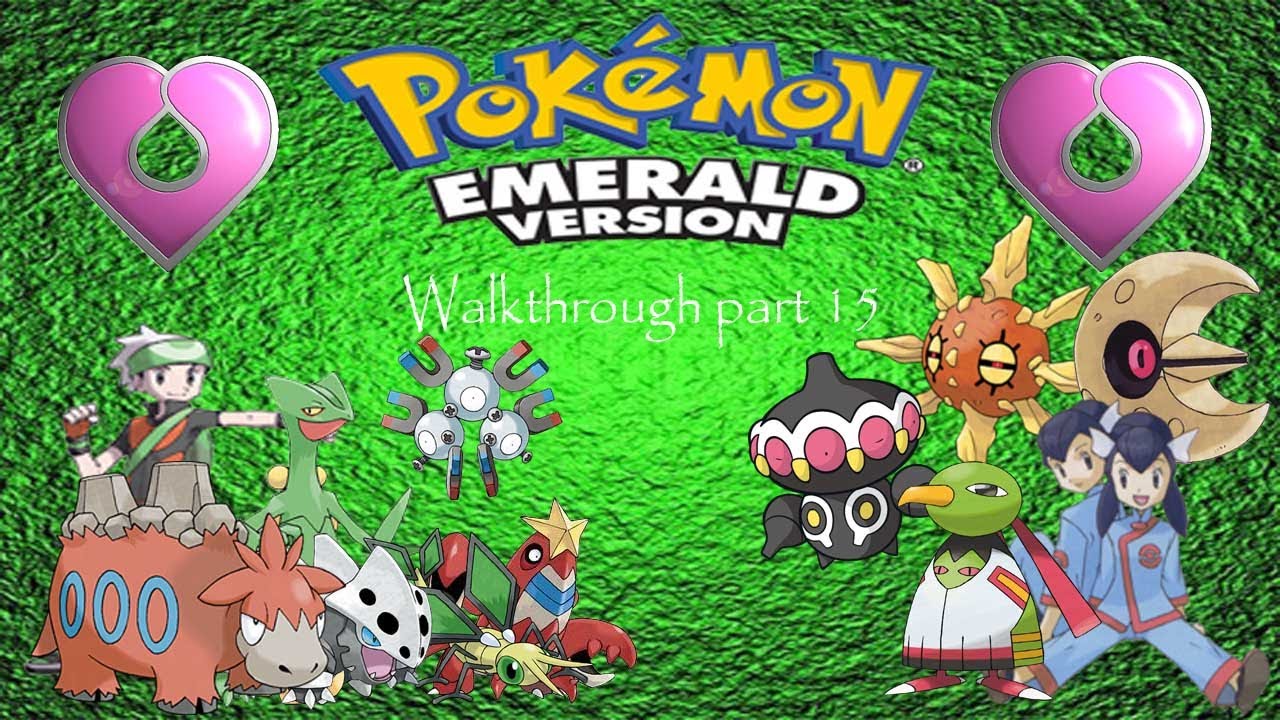 Pokemon emerald walkthrough part 15 (commentary) Mossdeep GYM, Space ...