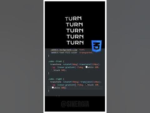 Animación de giro 3D con HTML, CSS y JS utilizando GSAP 🔥🔥 #shorts ...