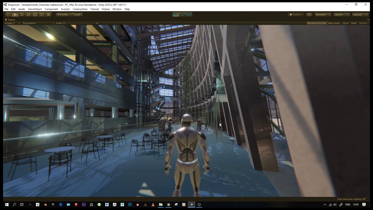 Fly-through & Character 3rd Animation in Unity3D - YouTube