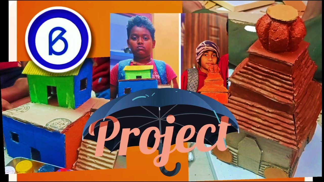 Making konark Sun Temple model and beautiful home model preparing for ...