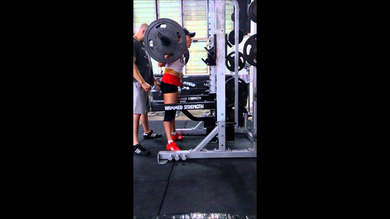 IRON UNDERGROUND's Alix James Newton Squat 100kg x10 @ 57.7kg ...