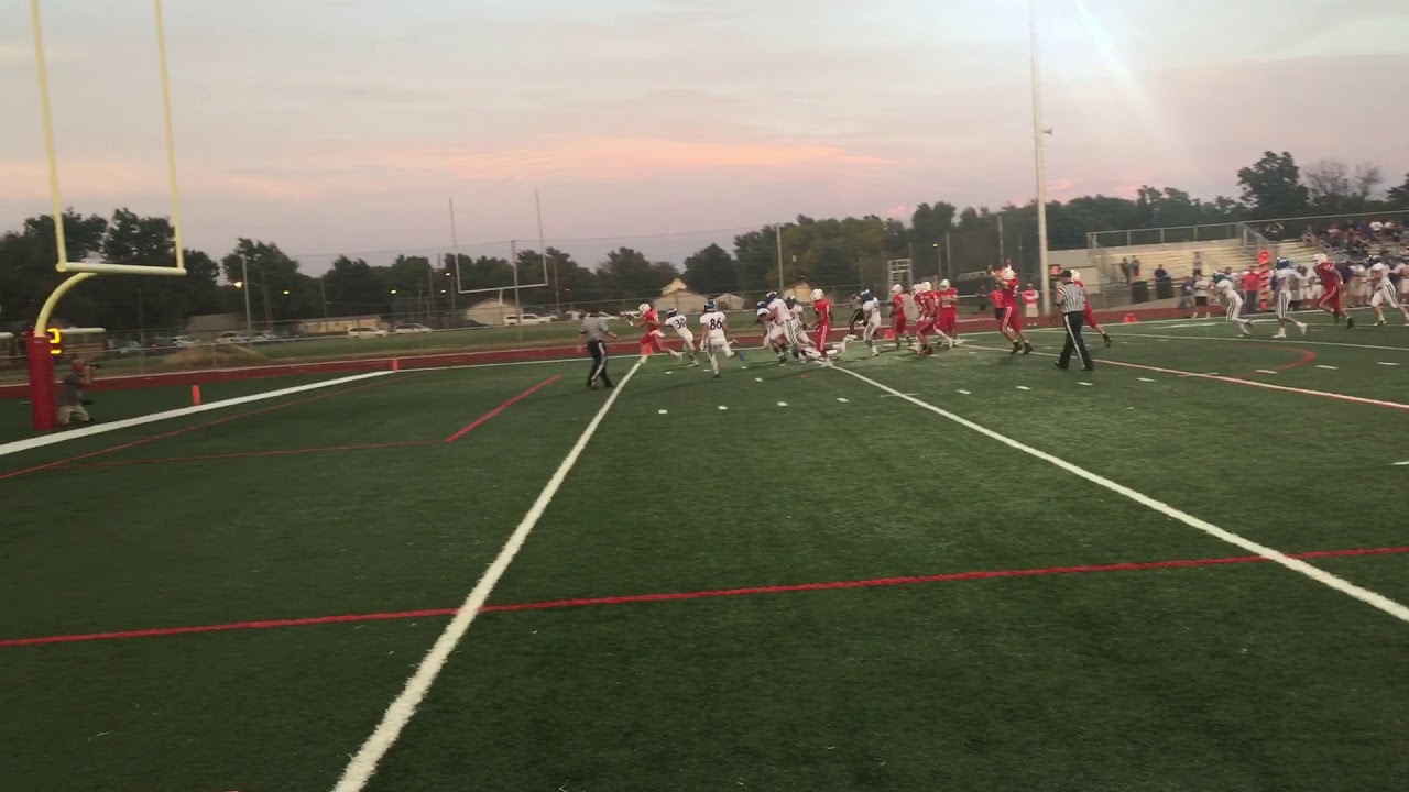 Ben Nikkel touchdown vs Winfield - YouTube