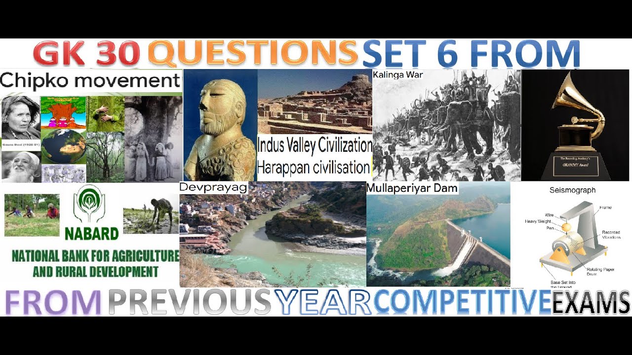GK 30 QUESTIONS SET 6 I GENERAL KNOWLEDGE QUESTIONS ENGLISH & HINDI ...
