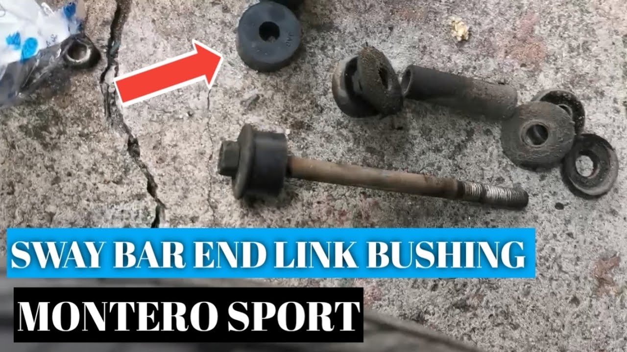 Rear stabilizer bushing replacement | Montero Sport - YouTube