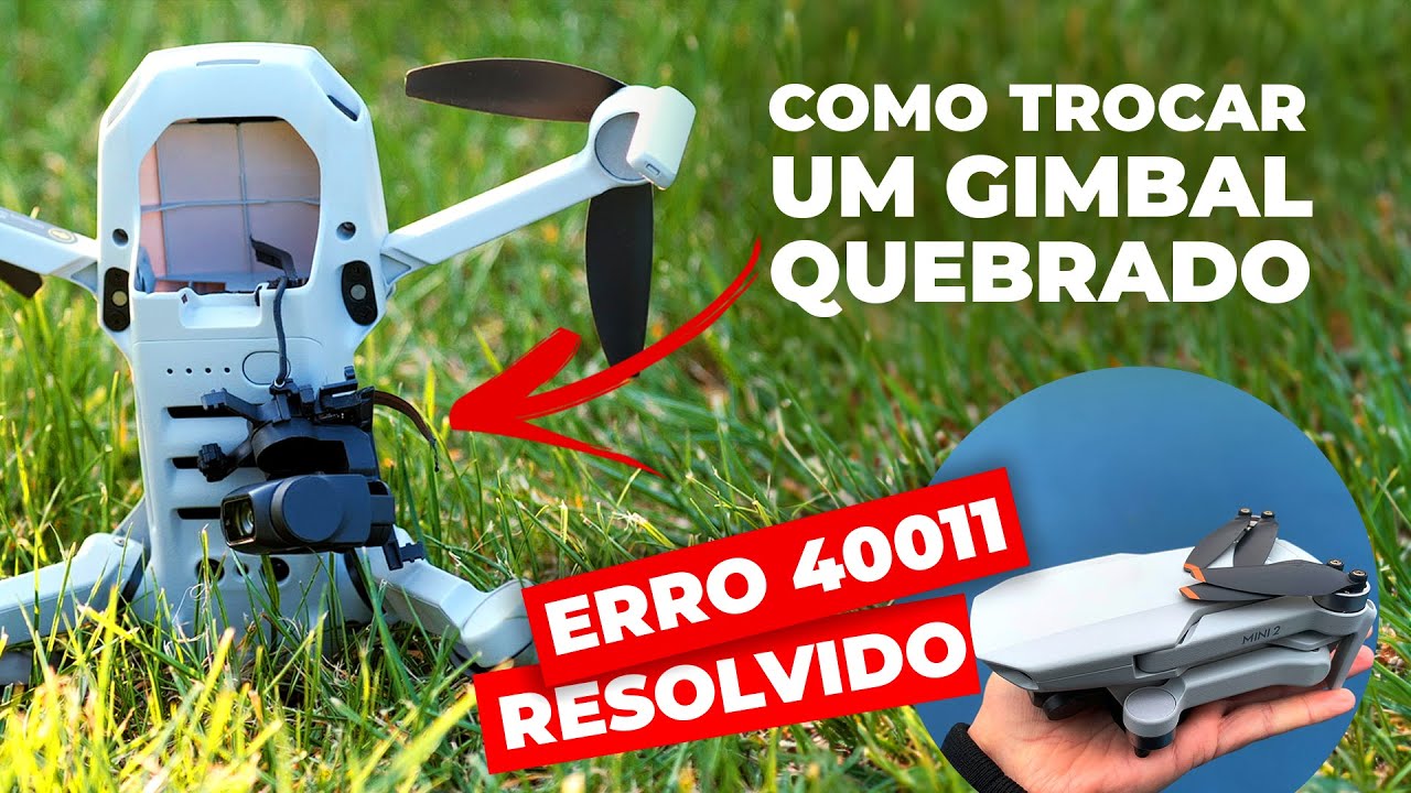 Como consertar o Drone DJI depois de uma queda - Erro 40011 RESOLVIDO ...