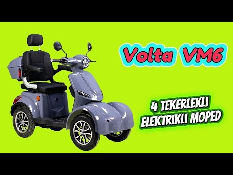 Volta VM6 4 tekerlekli elektrikli moped 