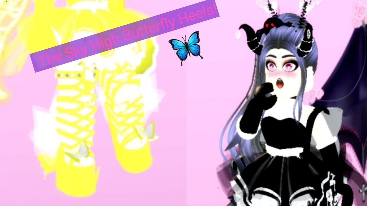 Royale High's Sky High Butterfly Heels! 🦋 - YouTube