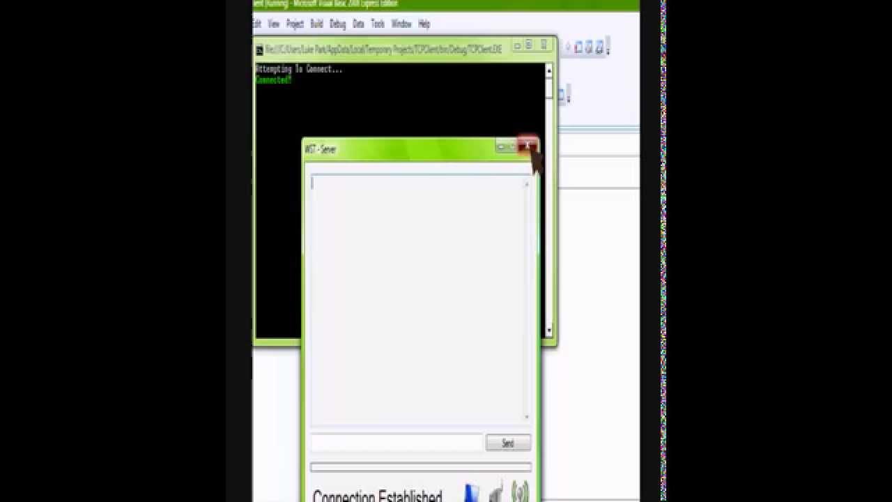 TCPSockets Visual Basic 2008 Tutorial (.NET) - YouTube