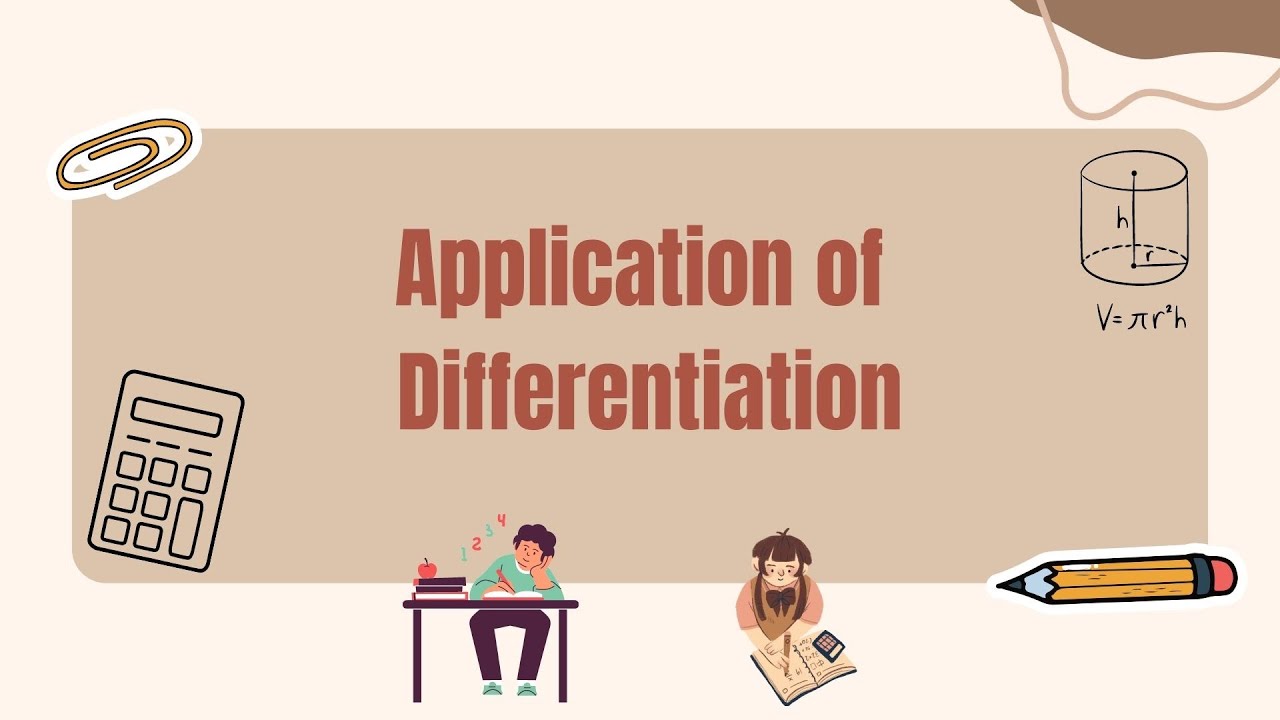 MAT183 VIDEO ASSIGNMENT | APPLICATION OF DIFFERENTIATION - YouTube