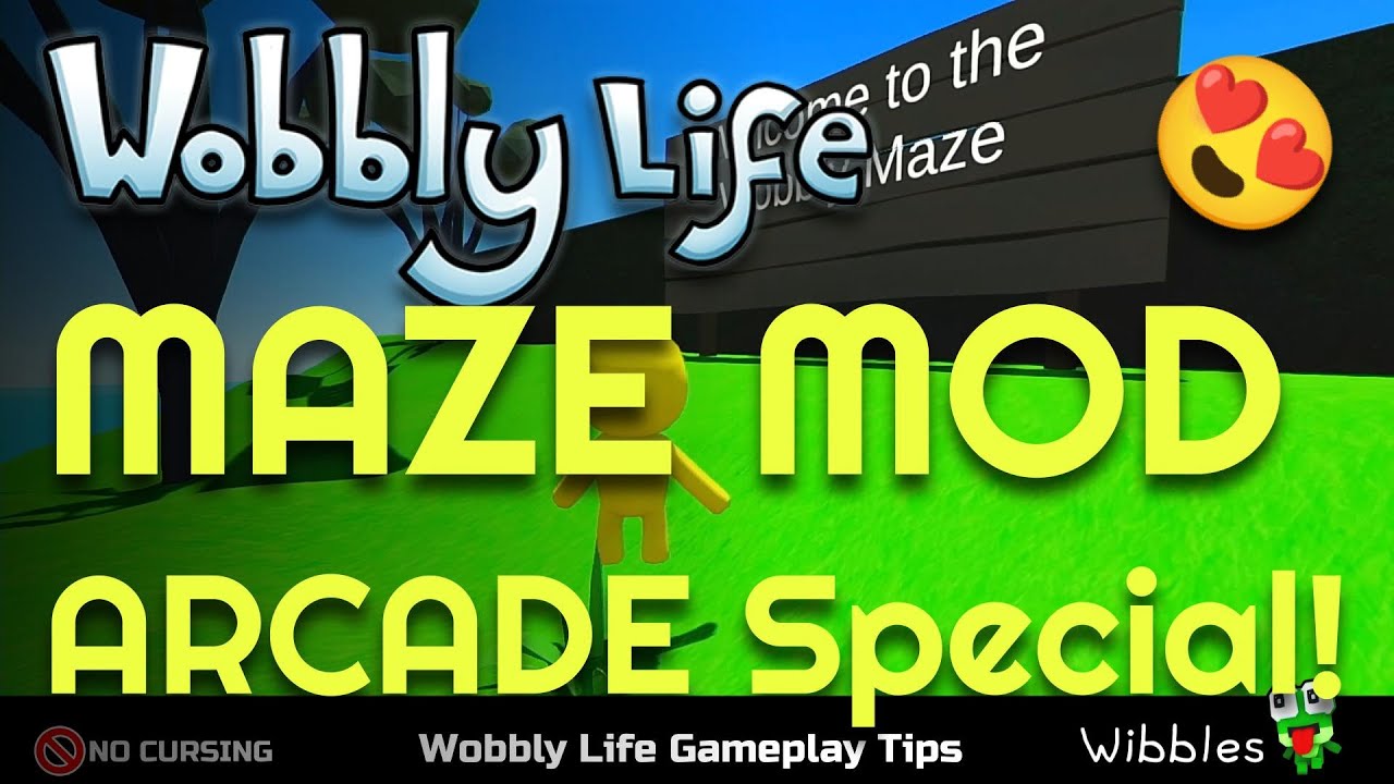 AMAZING Wobbly Life MAZE MOD Special! | NEW UPDATE ARCADE MOD - YouTube