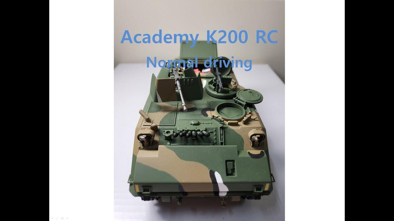아카데미 프라모델 K200 장갑차 블루투스 무선rc Conversion 일반주행영상 Youtube