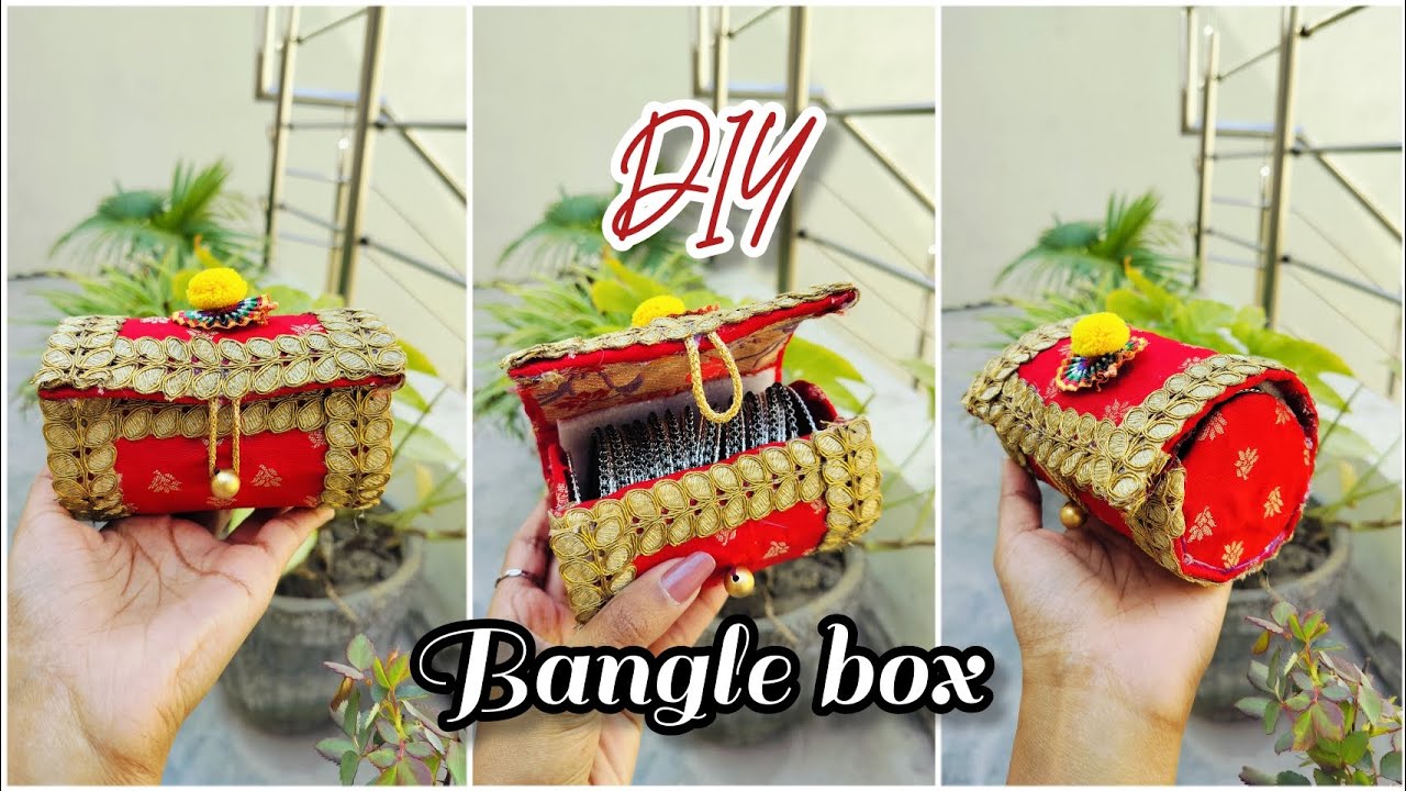 DIY Bangle Box for Wedding | Jewellery Storage Box | - YouTube