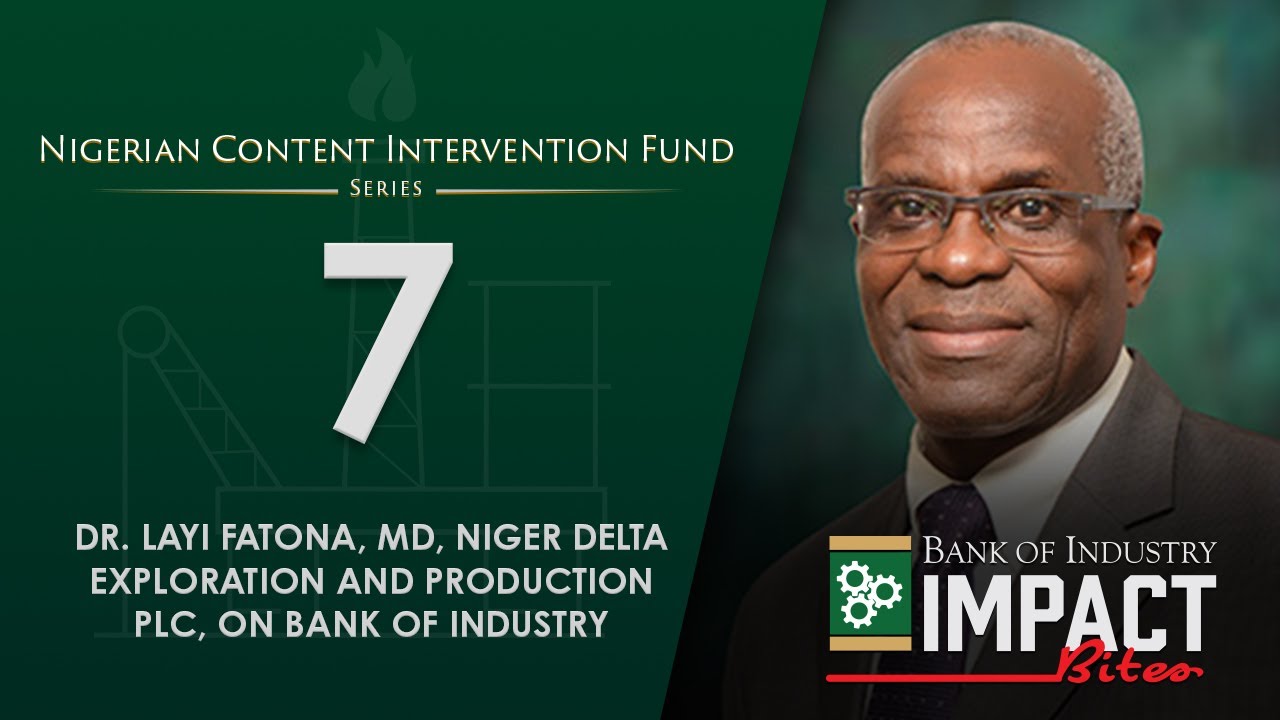 Dr. Layi Fatona, MD Niger Delta Exploration and Production Plc, on Bank ...