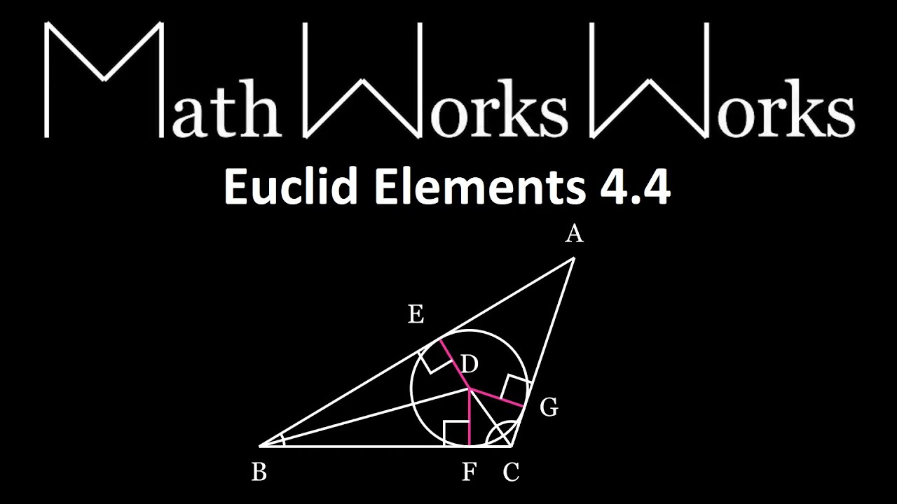 Euclid Elements -- Proposition 4.4 - YouTube