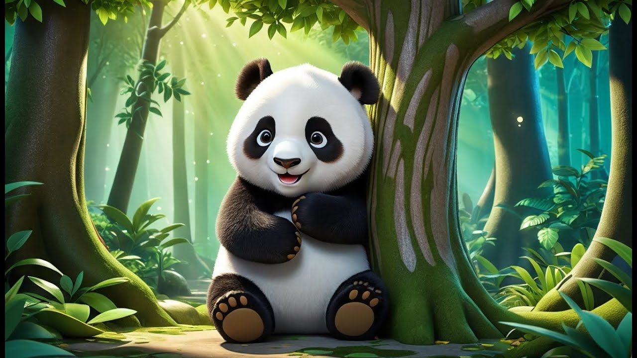 Panda Bear, Panda Bear, Twirl Around! | Fun Panda Nursery Rhyme for Toddlers | Playful Animal ...