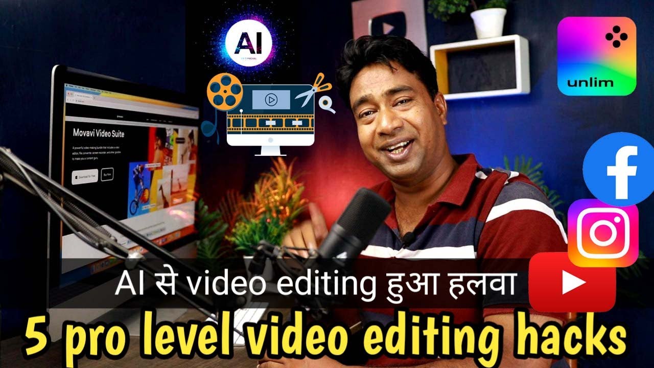 5 Pro Video Editing effects in one click - AI powered Movavi Unlimited ...