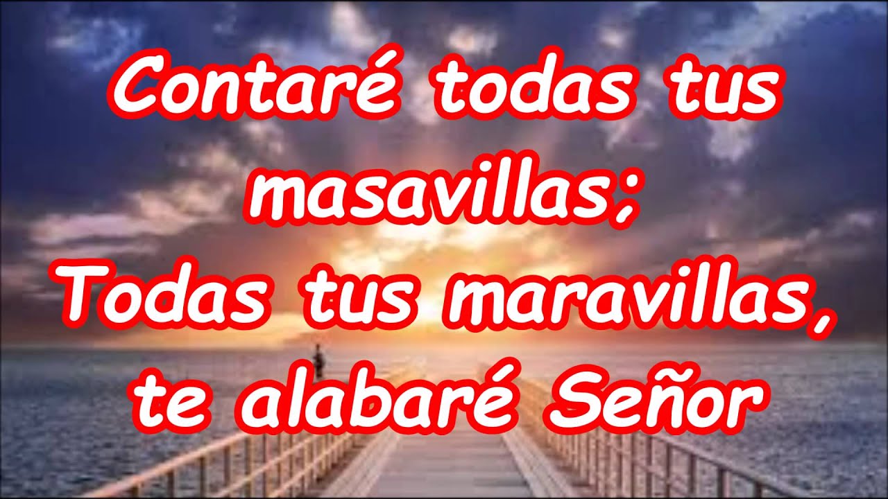 pista y letra de Te alabaré Señor - YouTube