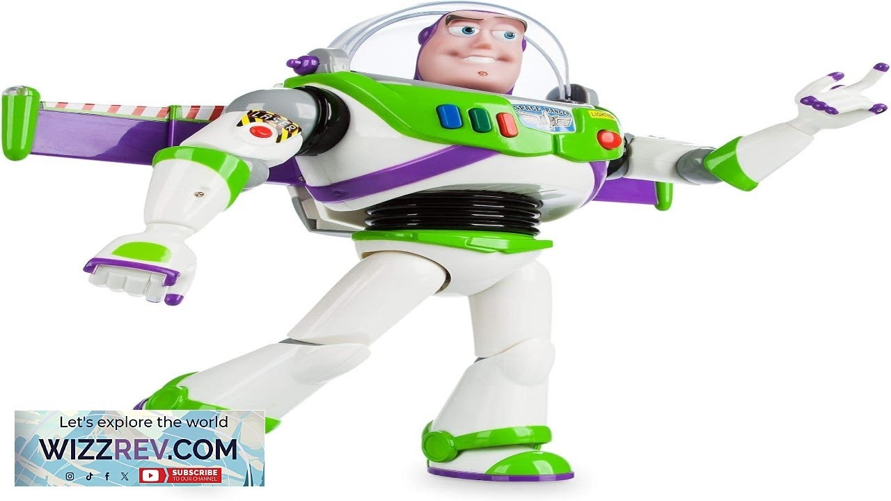 Disney Store Official Buzz Lightyear Interactive Talking Action Figure ...